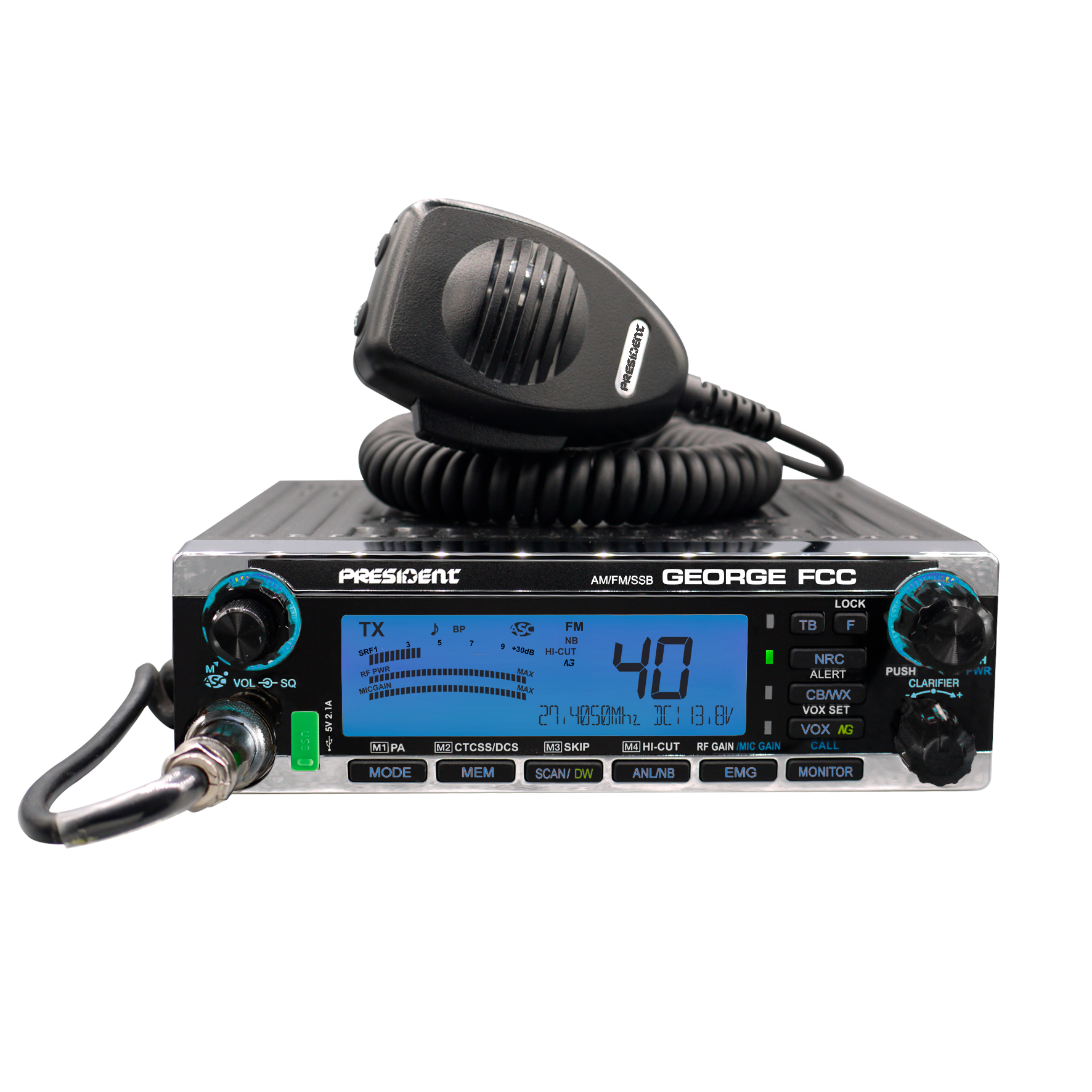 GEORGE FCC - AM-FM-SSB-transceivers - CB-Radios - Group President ...
