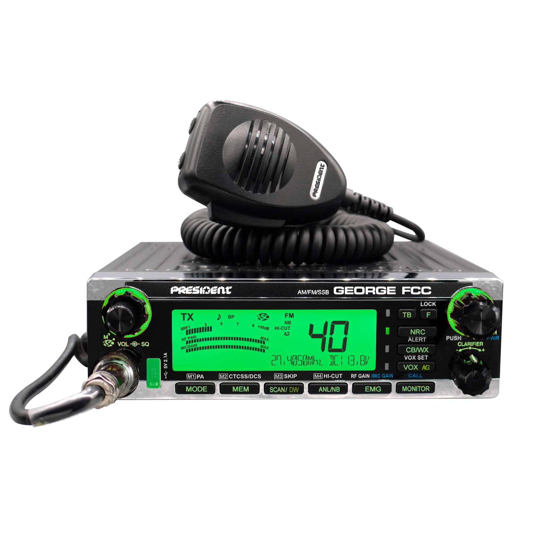 GEORGE FCC - AM-FM-SSB-transceivers - CB-Radios - Group President ...