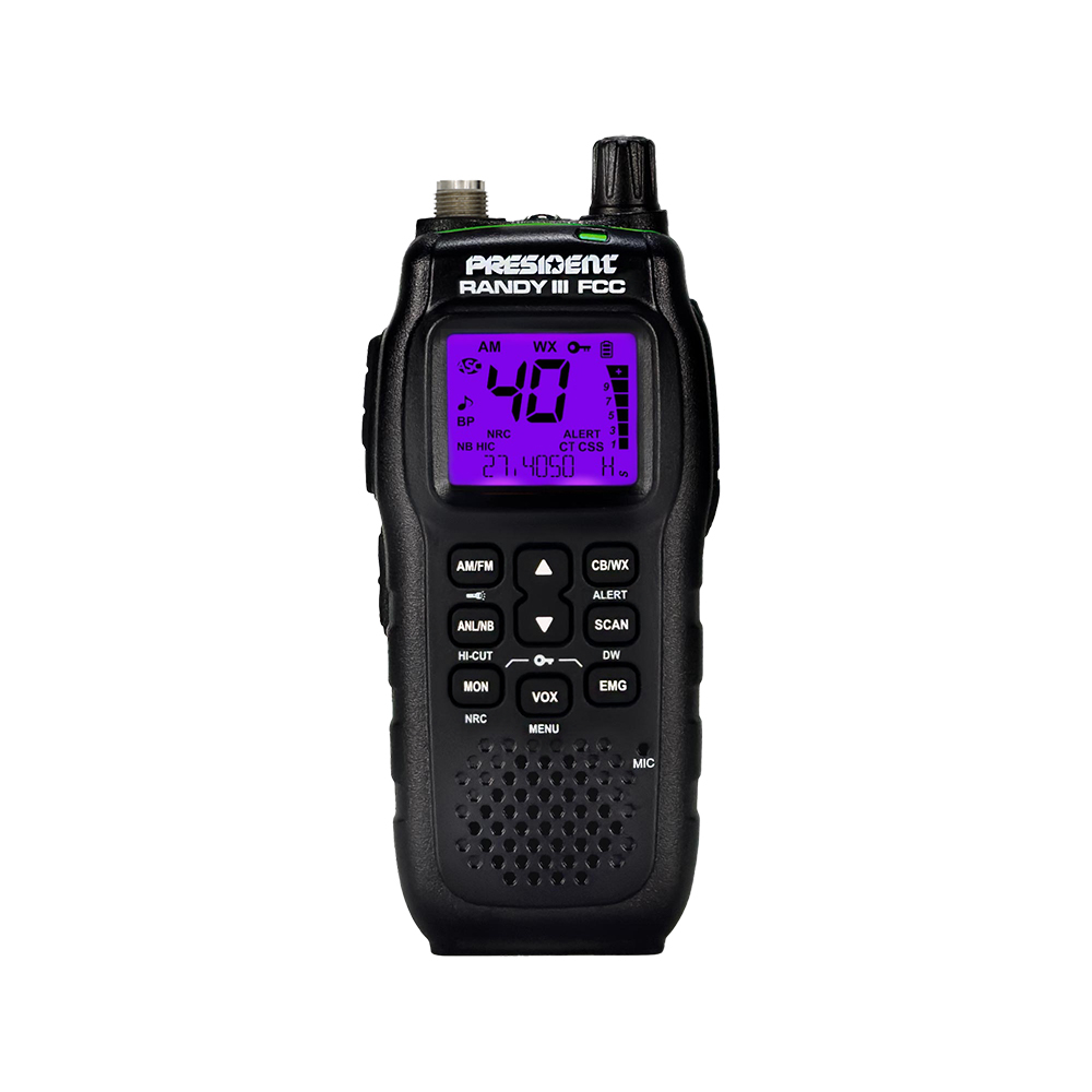 RANDY III FCC- AM/FM-transceivers - CB-Radios - Group President ...